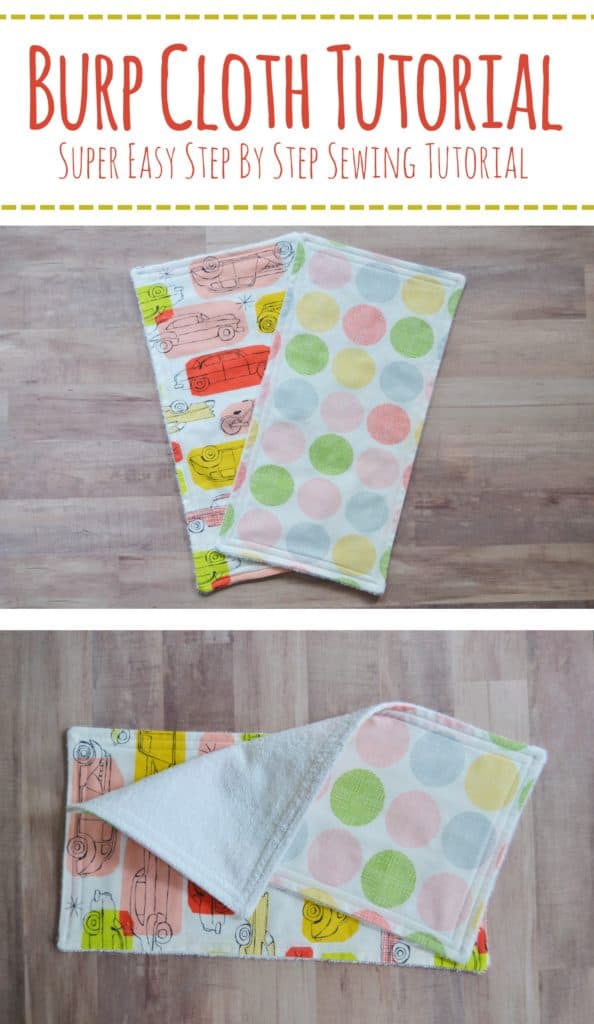DIY Burp Cloth Tutorial That's Quick & Easy – Mary Martha Mama