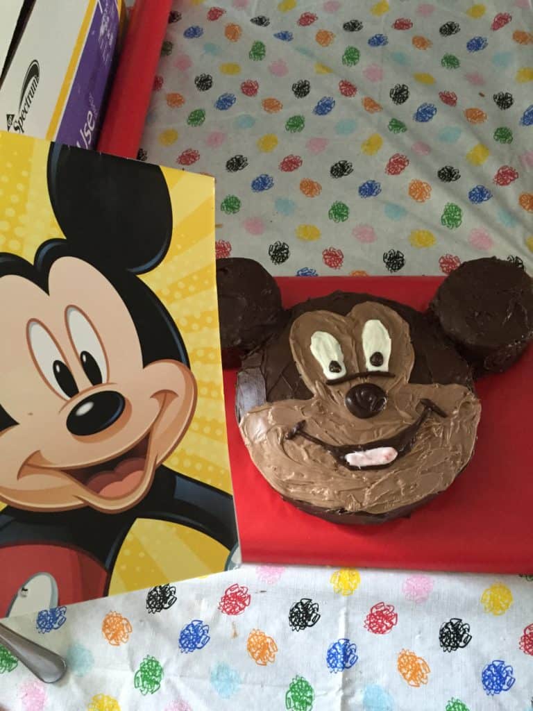 How to DIY a Mickey Mouse Cake – Mary Martha Mama