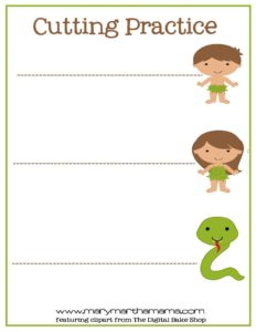 Adam and Eve Story for Kids [Free Printable Activities] – Mary Martha Mama