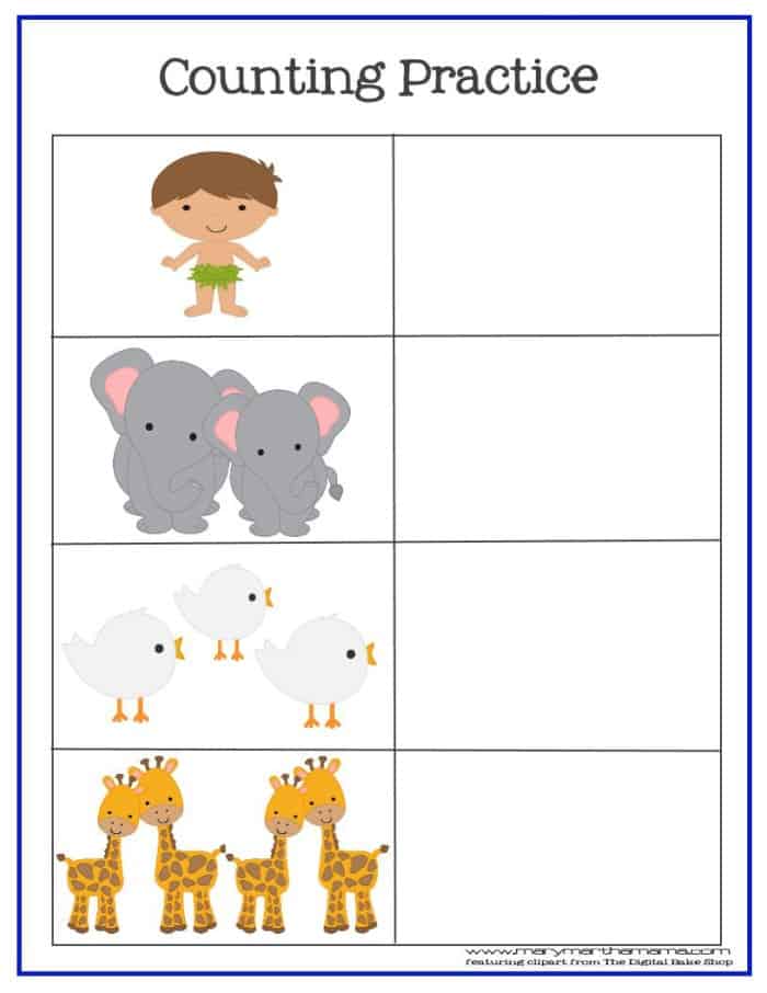 Creation Bible Story for Preschoolers Activity Pack – Mary Martha Mama