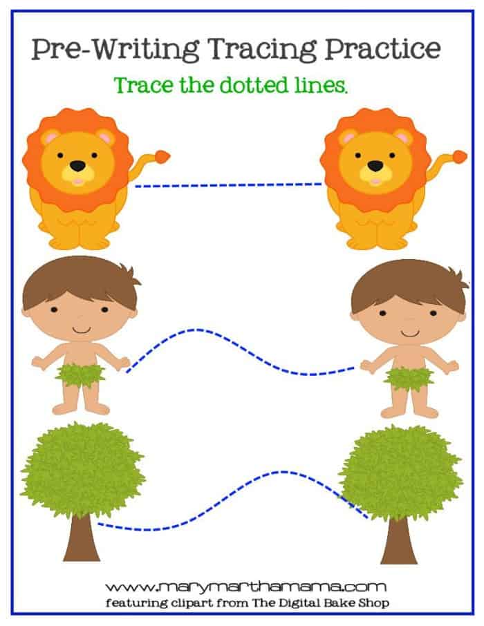 Creation Bible Story for Preschoolers Activity Pack – Mary Martha Mama