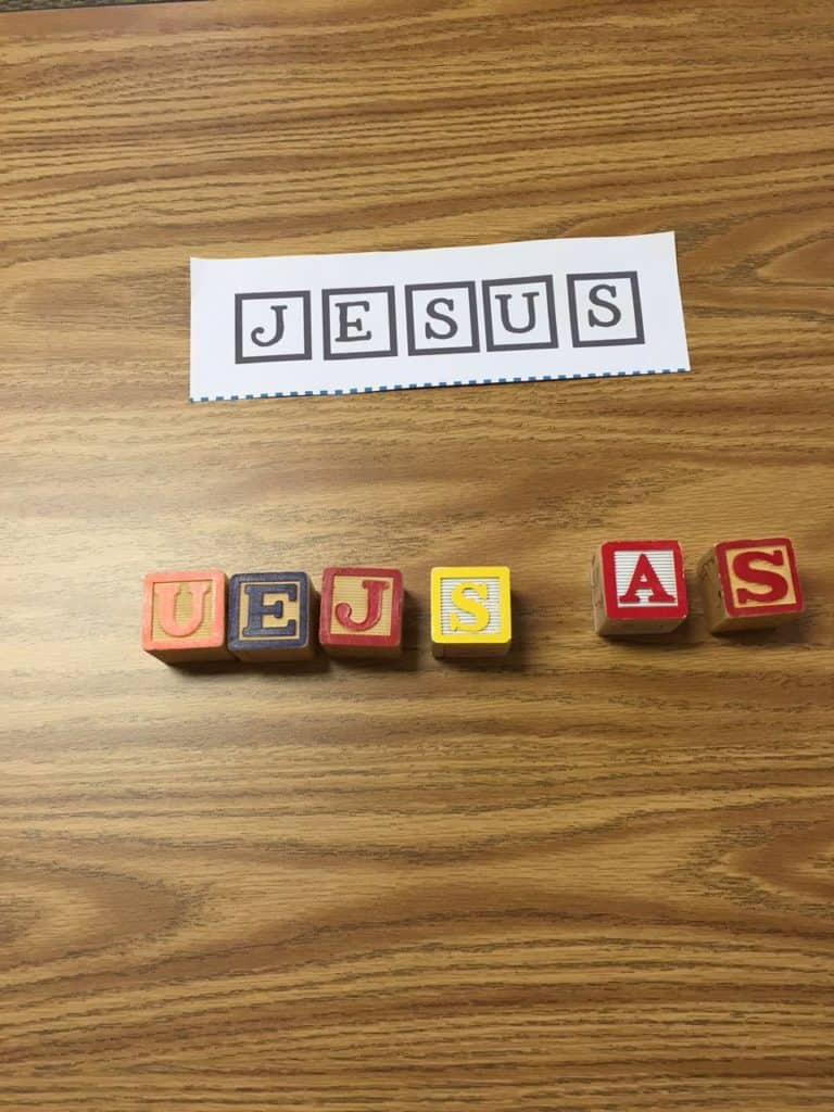 Preschool Sunday School Alphabet Block Activity – Mary Martha Mama