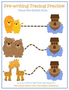 Noah's Ark Activities [Free Printables] – Mary Martha Mama