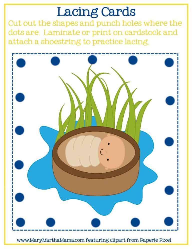 Baby Moses Activities for PreK & Early Elementary – Mary Martha Mama