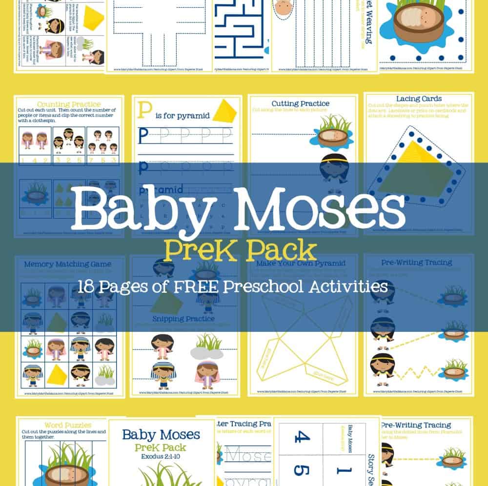 Bible preschool packs – Mary Martha Mama
