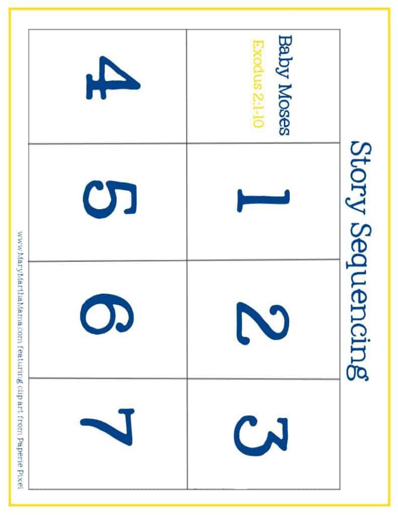 Baby Moses Activities for PreK & Early Elementary – Mary Martha Mama