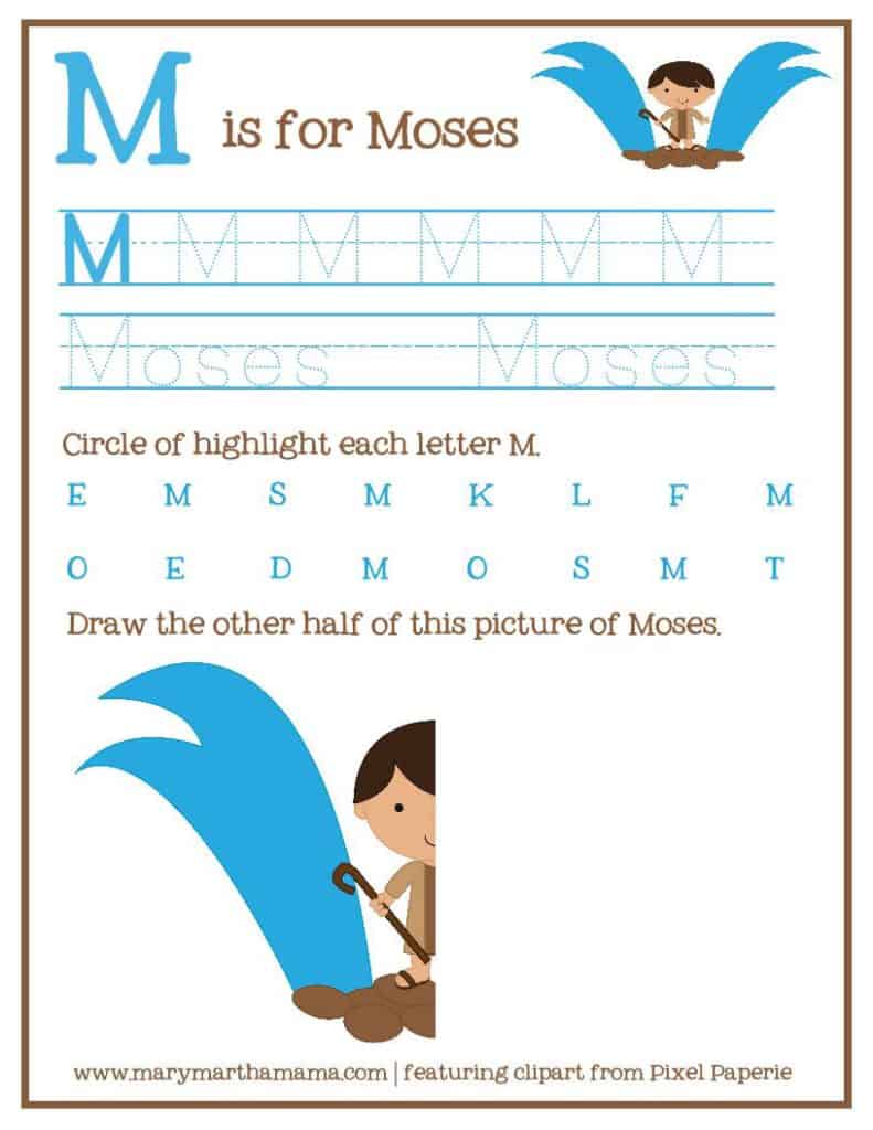 The Exodus from Egypt PreK Pack – Mary Martha Mama