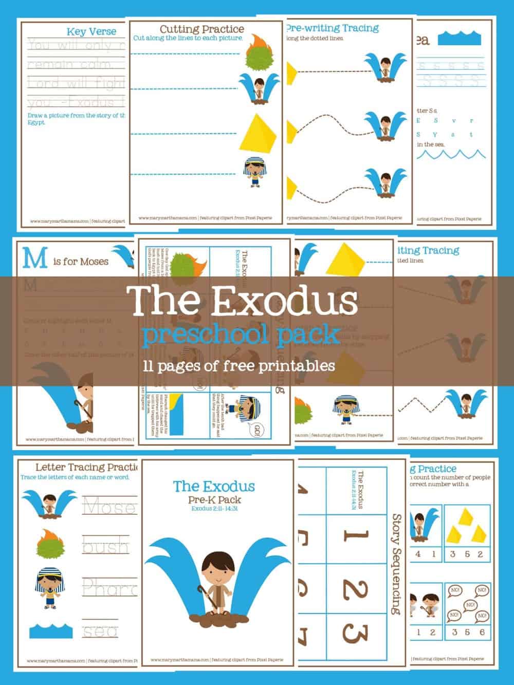 Easter Preschool Pack of Printables – Mary Martha Mama