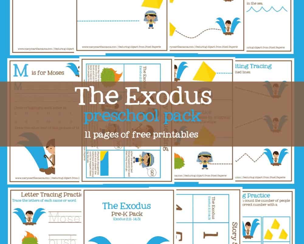 Bible preschool packs – Mary Martha Mama