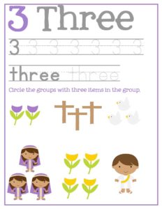 Easter Preschool Pack of Printables – Mary Martha Mama