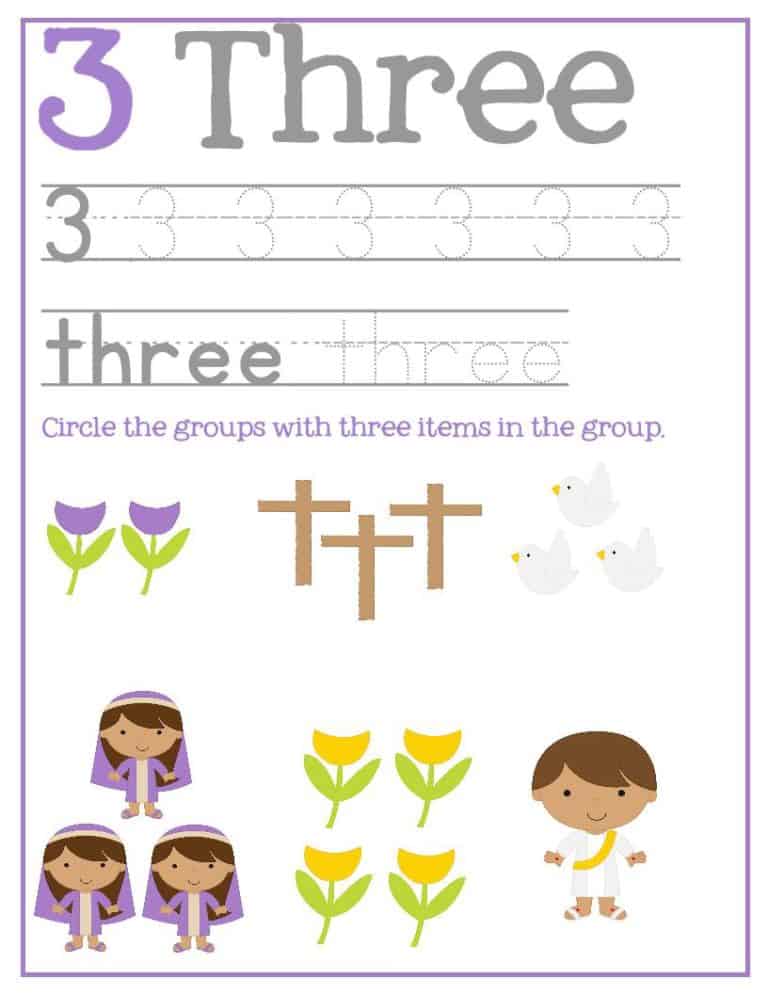 Easter Preschool Pack of Printables – Mary Martha Mama