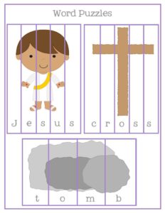 Easter Preschool Pack of Printables – Mary Martha Mama