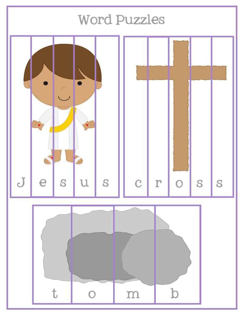 Easter Preschool Pack of Printables – Mary Martha Mama