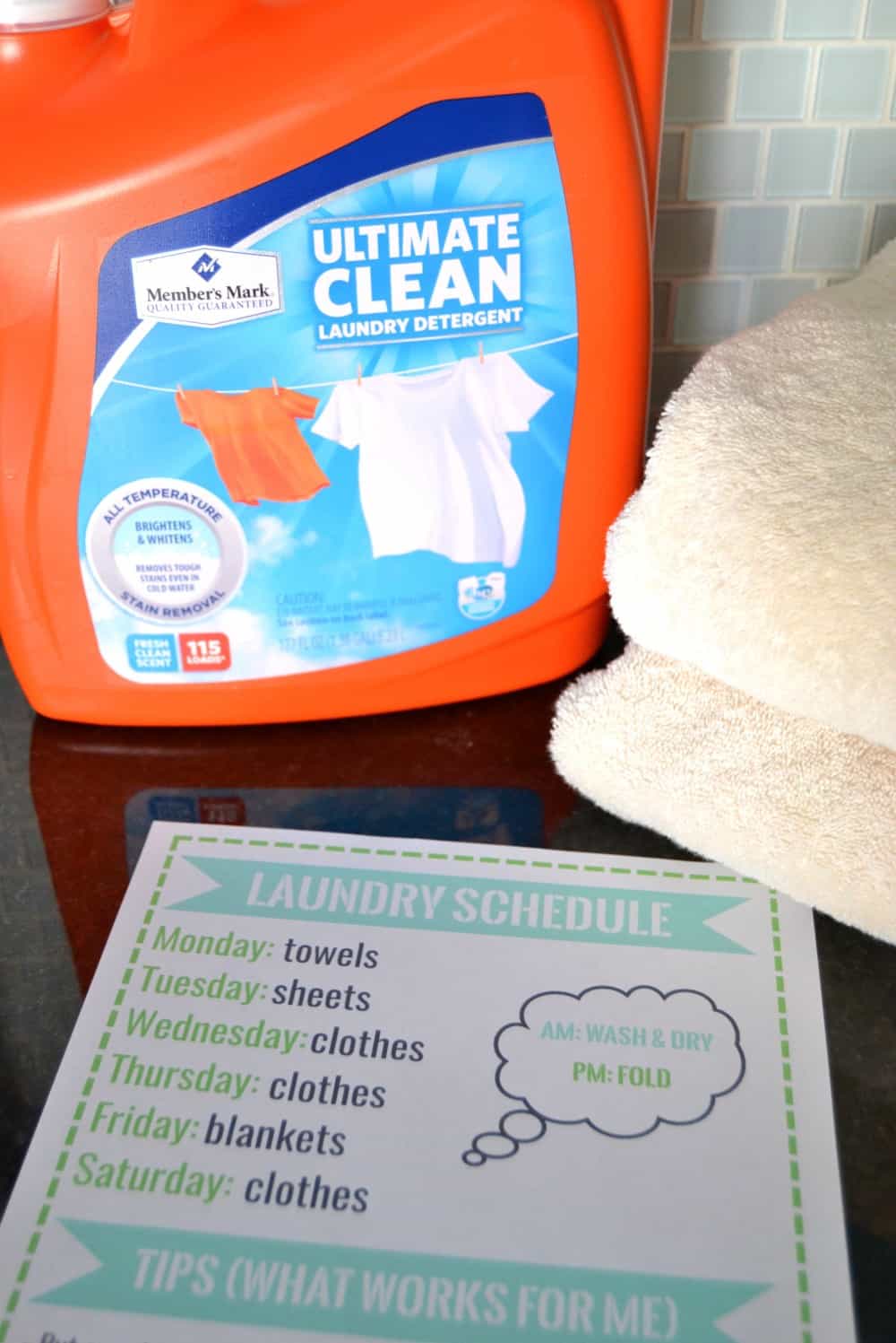 free printable laundry schedule – Mary Martha Mama