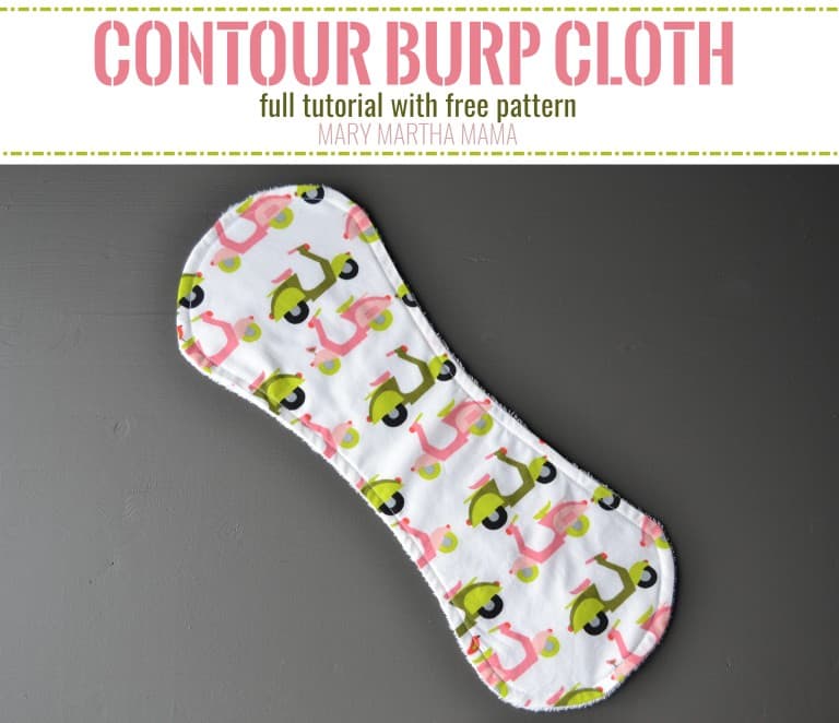 Baby Burp Cloth Pattern (3 Versions) – Mary Martha Mama