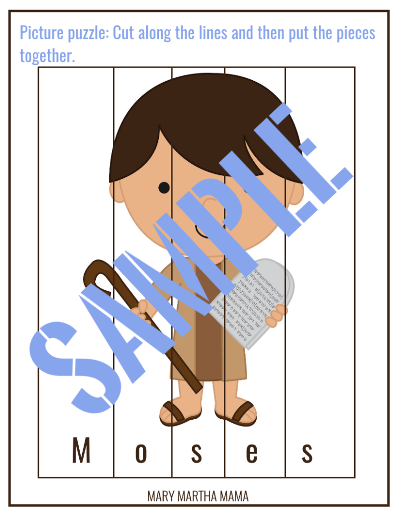 The 10 Commandments Activities – Mary Martha Mama