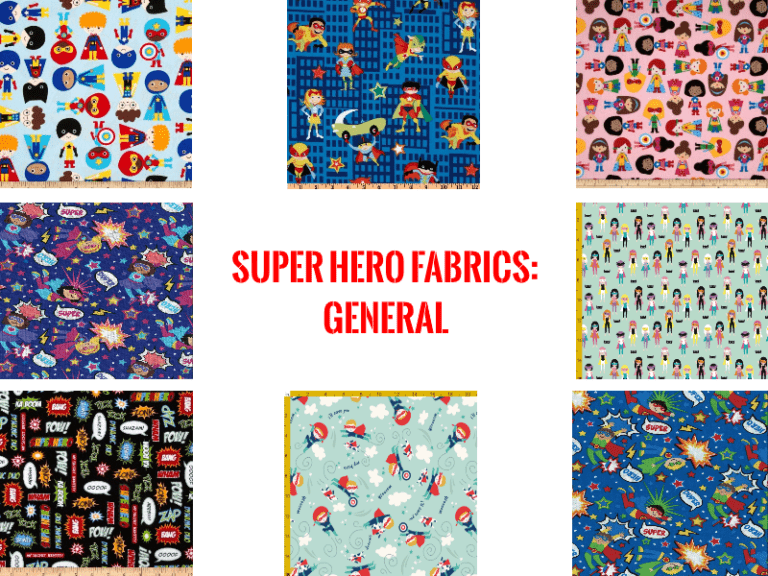 Best Superhero Fabrics – Mary Martha Mama