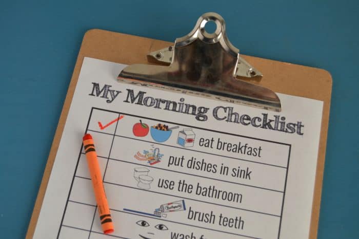 Printable Visual Schedule [for Smoother Mornings!] – Mary Martha Mama