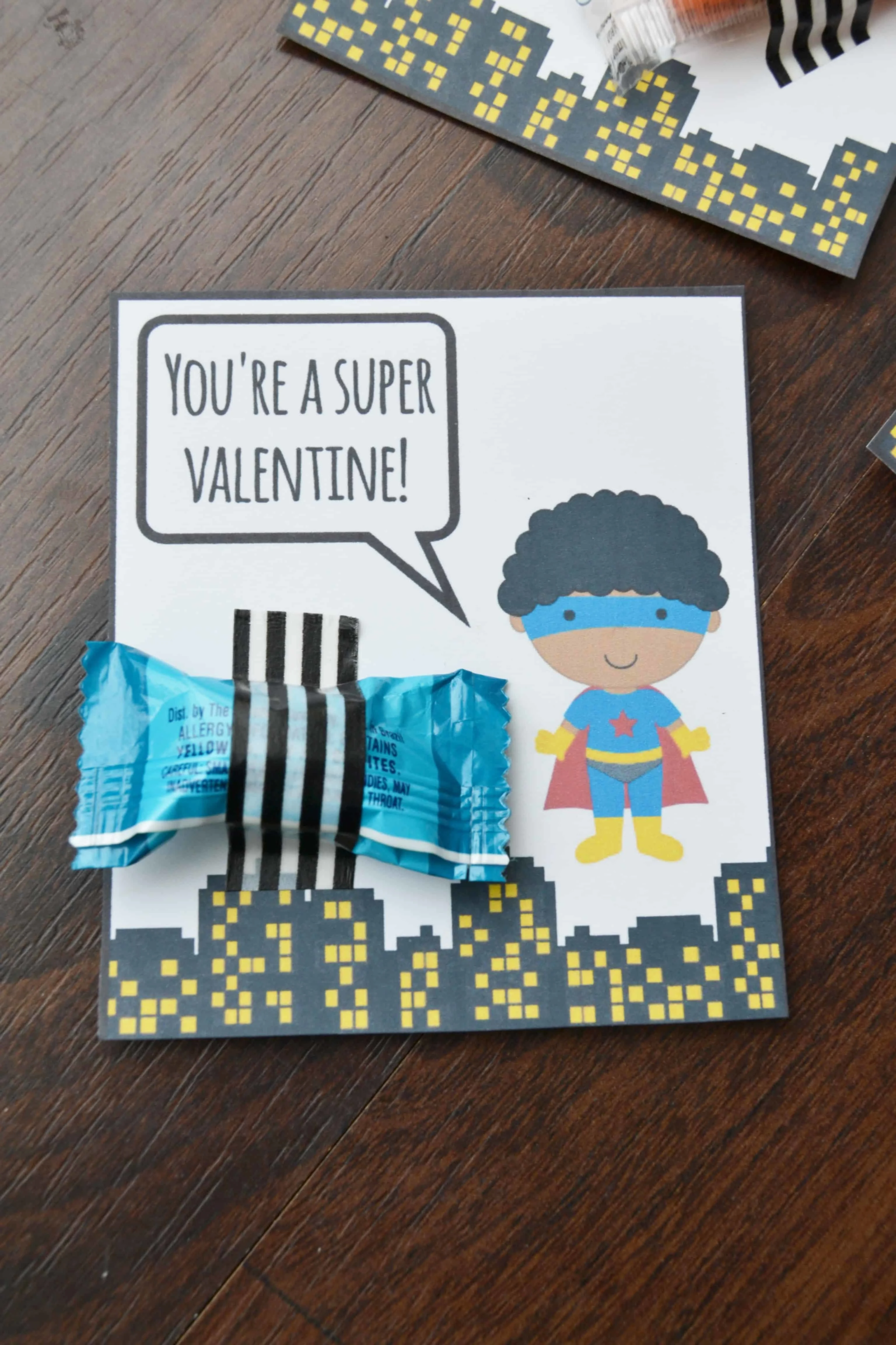 Free Printable Super Hero Valentines – Mary Martha Mama