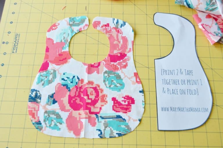 Bib Pattern for Beginners with Video Tutorial – Mary Martha Mama