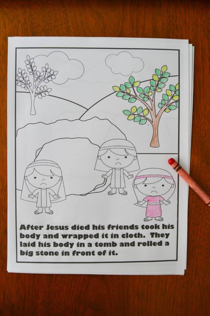 Religious Easter Coloring Pages – Mary Martha Mama