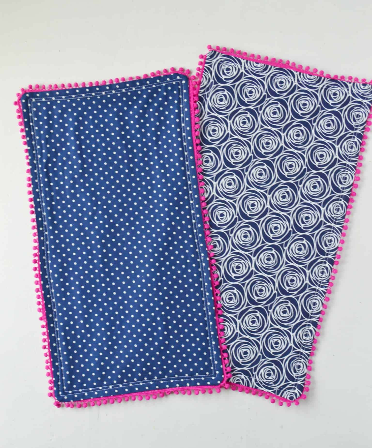 Pom Pom Burp Cloth Tutorial – Mary Martha Mama