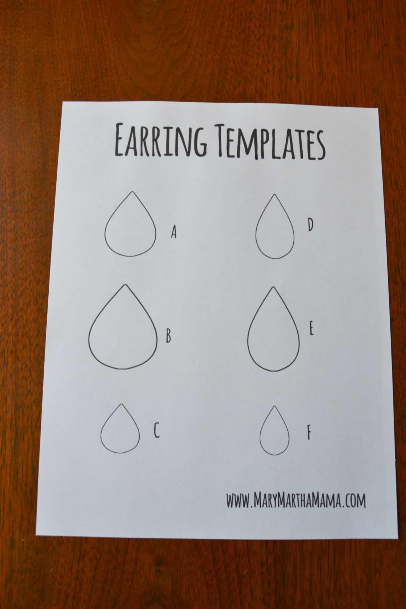 Upcycled Earrings – Mary Martha Mama