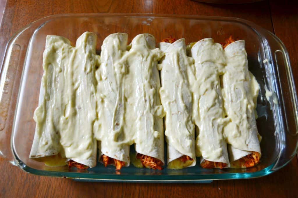 Creamy Chipotle Chicken Enchiladas – Mary Martha Mama