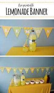 Printable Lemonade Banner [Great Lemonade Sign] – Mary Martha Mama