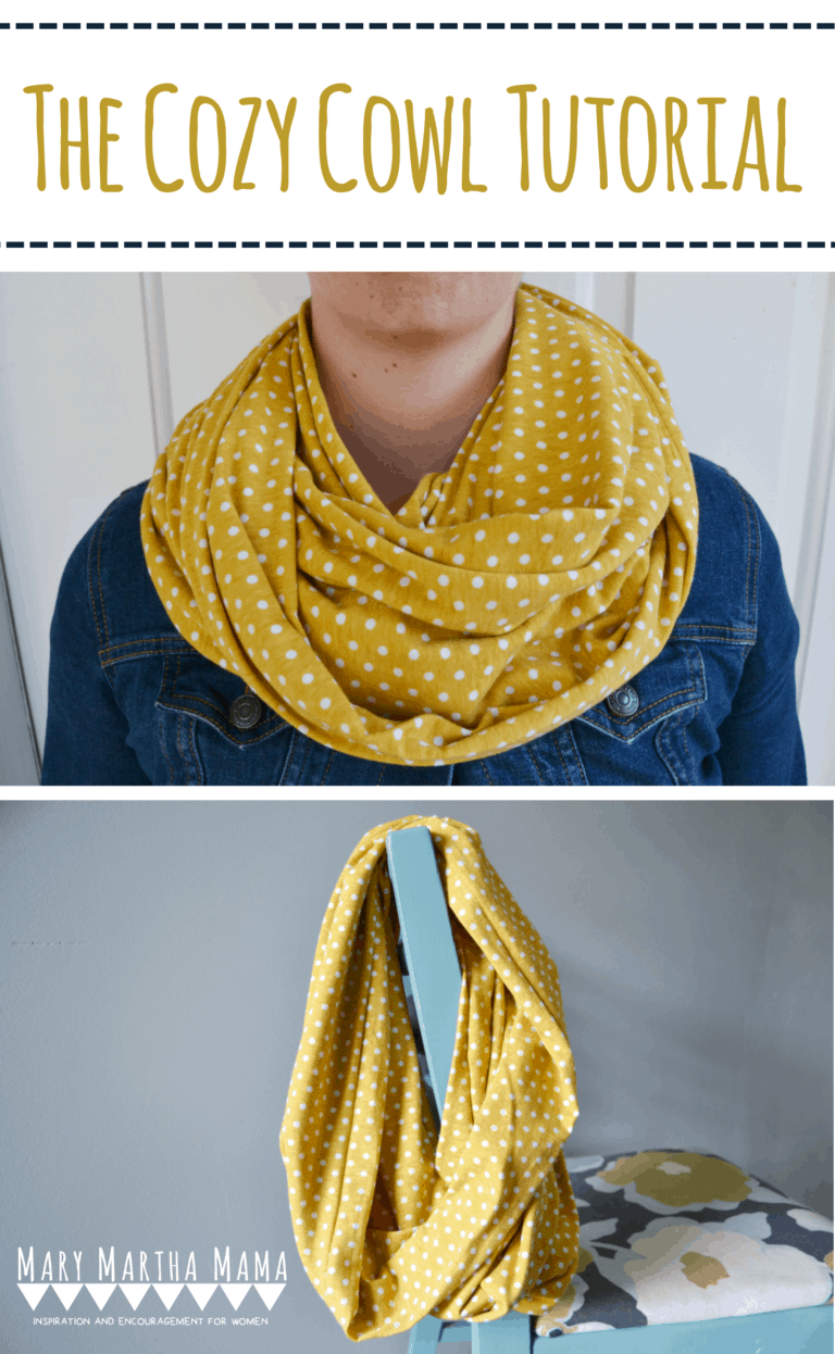 How to Sew a Cowl Scarf [The Easy Way!] – Mary Martha Mama