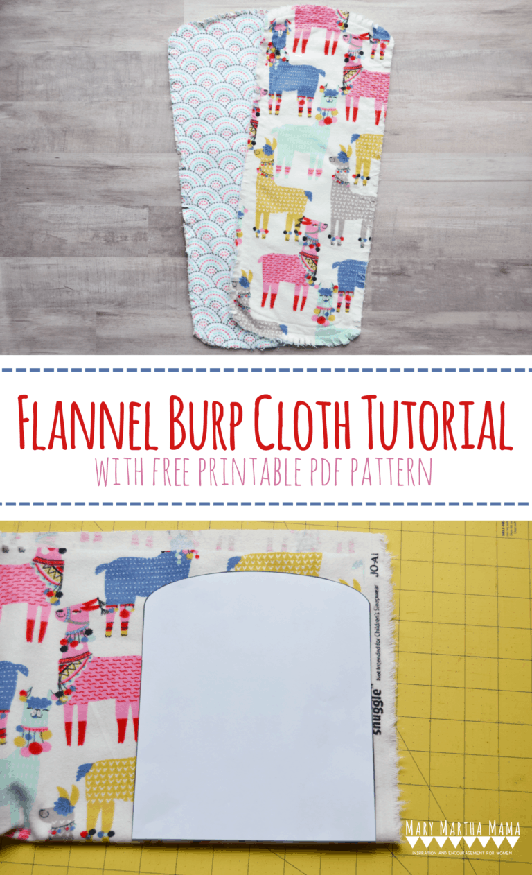 Simple & Chic Burp Cloth Pattern – Mary Martha Mama