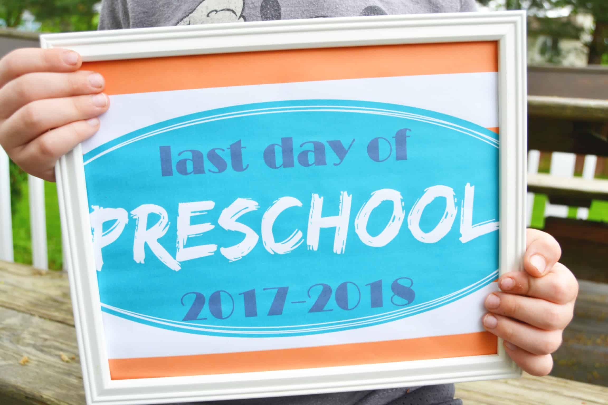 Last Day Of School Signs Preschool To 12th Grade Mary Martha Mama