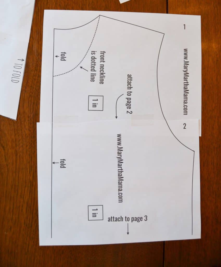 Swing Dress Pattern [Free Printable] – Mary Martha Mama