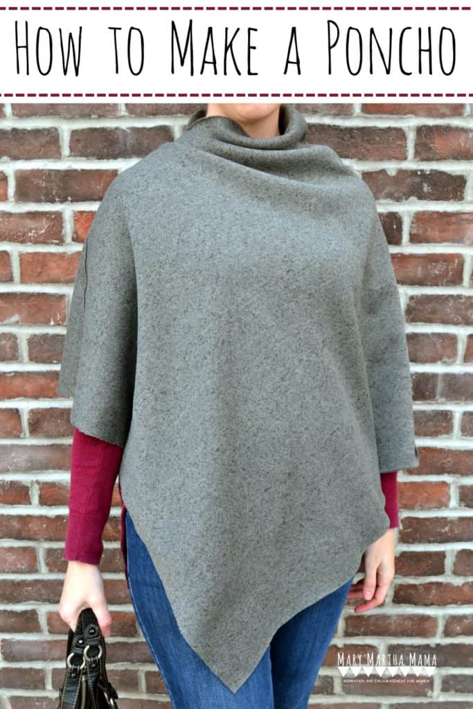 How to Make a Poncho in Five Steps – Mary Martha Mama