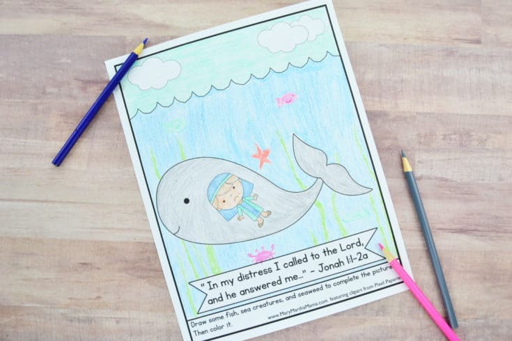Jonah and the Whale Activities for Kids – Mary Martha Mama