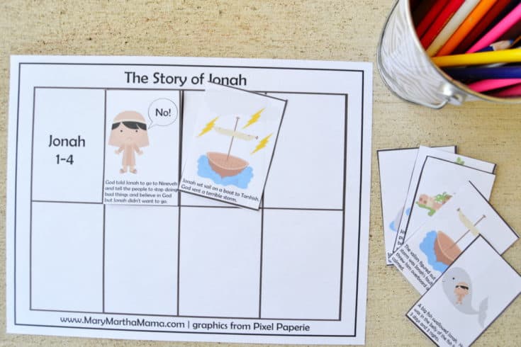 Jonah and the Whale Activities for Kids – Mary Martha Mama