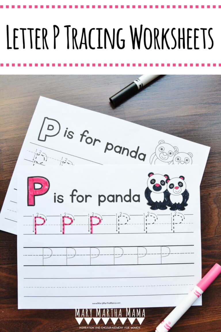 Show and Tell Letter P [140 Ideas!] – Mary Martha Mama