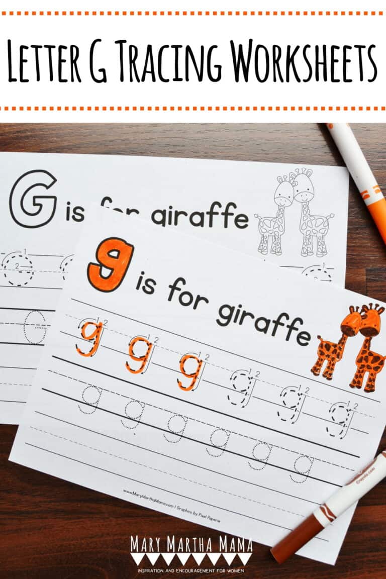 Show and Tell Letter G [116 Easy Ideas!] – Mary Martha Mama