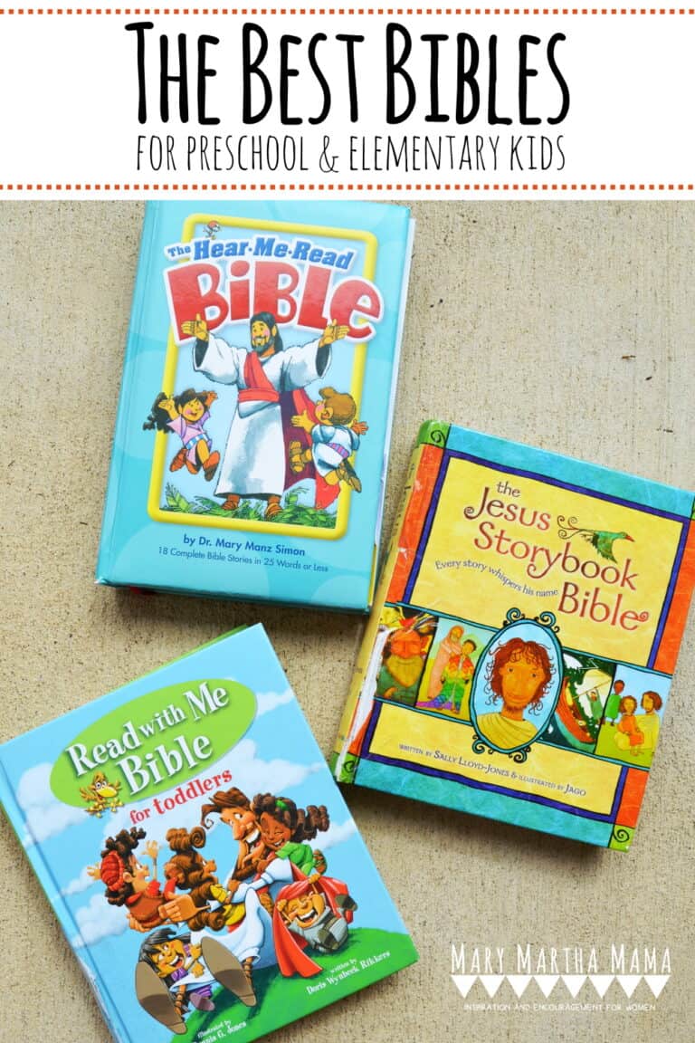 Bibles for Preschoolers & Elementary Kids: Our Faves – Mary Martha Mama