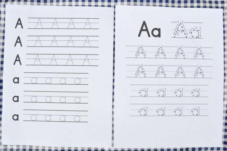 Number 3 Tracing Worksheet – Mary Martha Mama