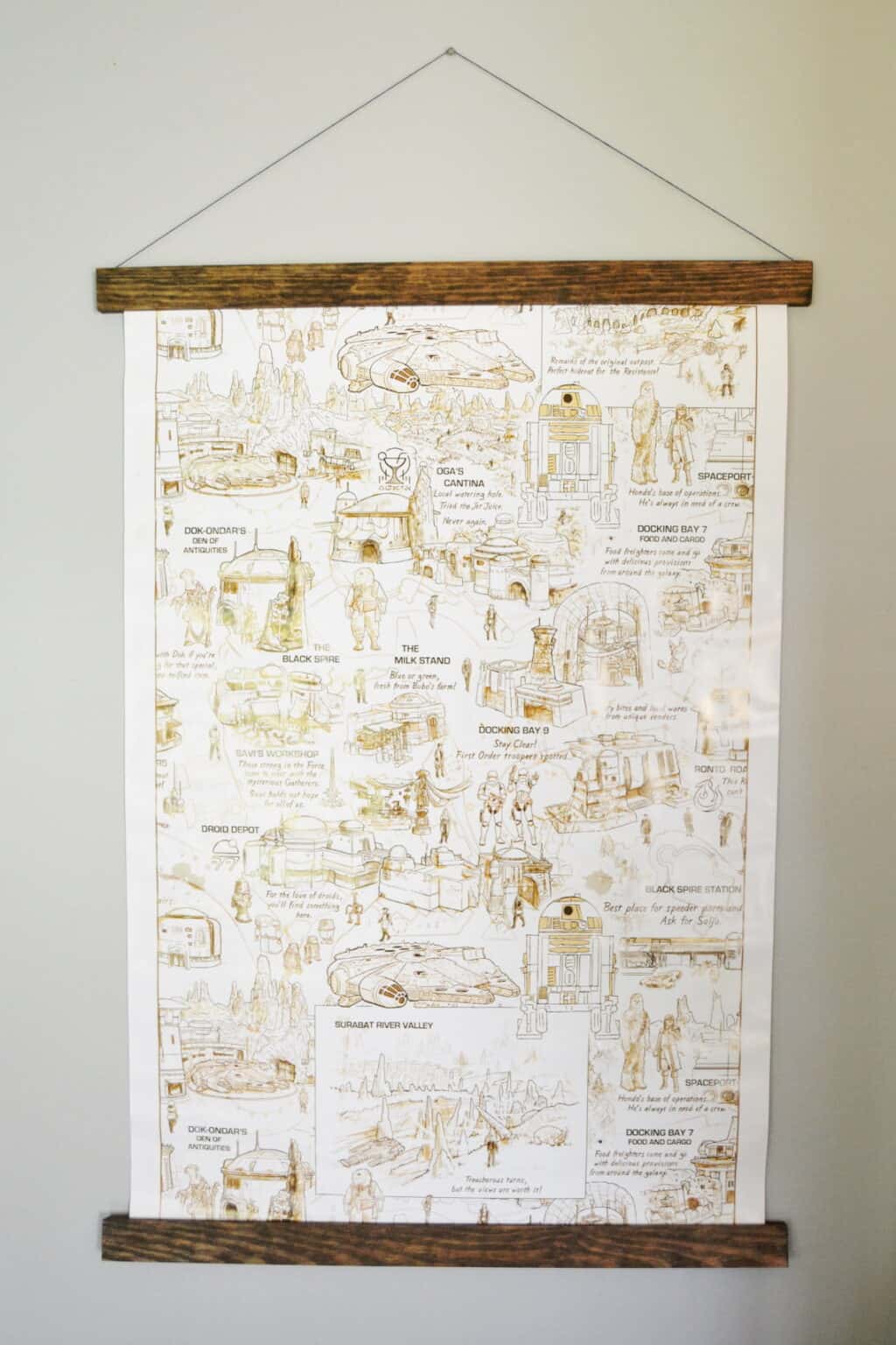 DIY Magnetic Poster Hanger – Mary Martha Mama