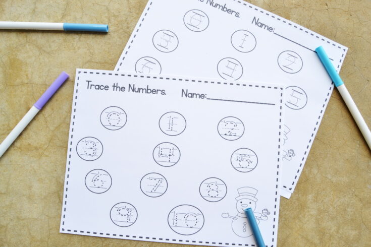 Snowball Letter Tracing Printables – Mary Martha Mama