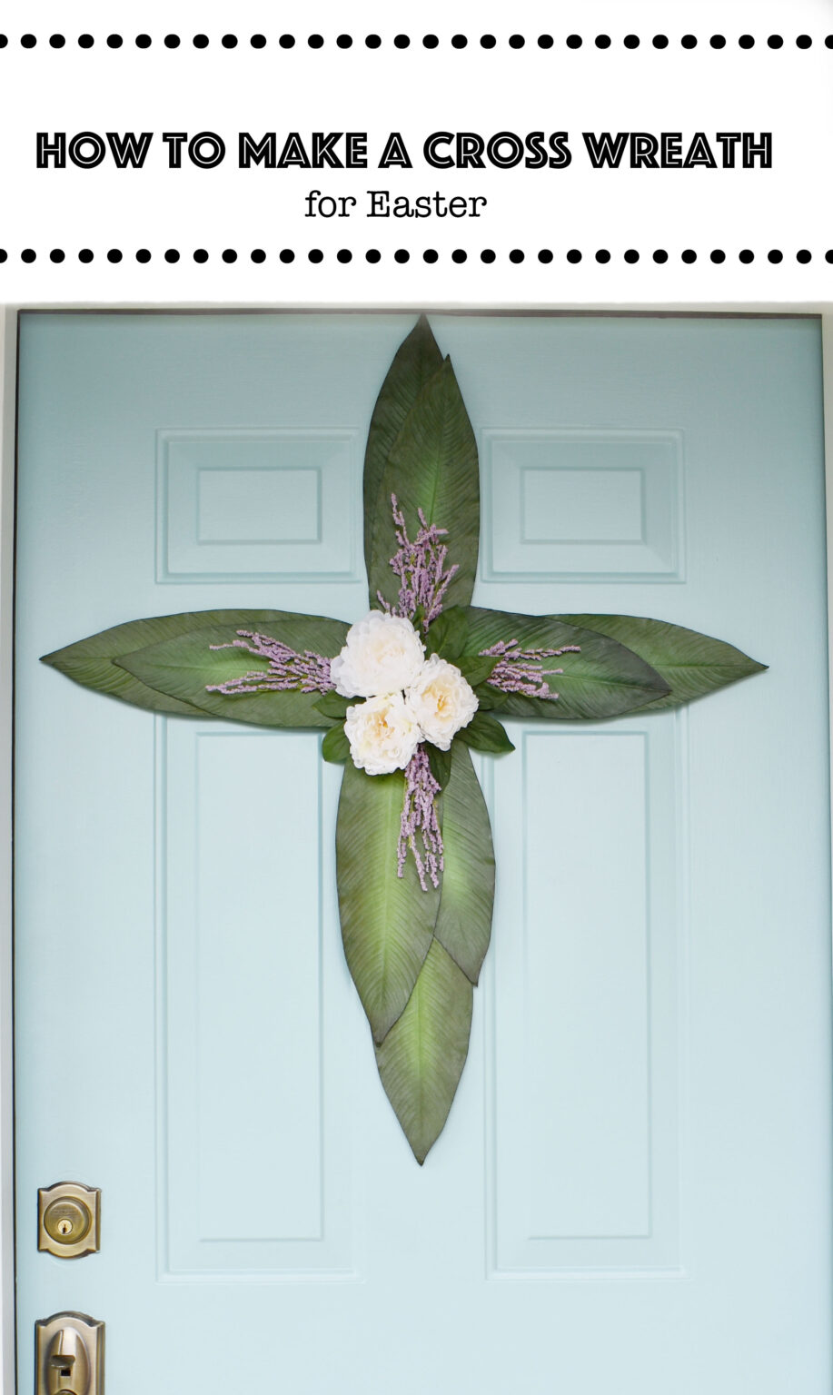How to Make a Cross Wreath for Easter – Mary Martha Mama