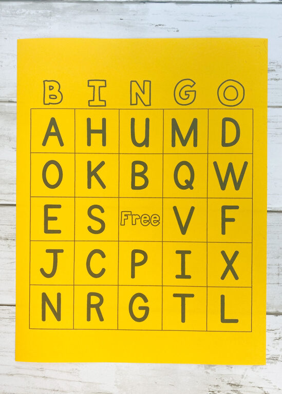Alphabet Bingo Cards – Mary Martha Mama
