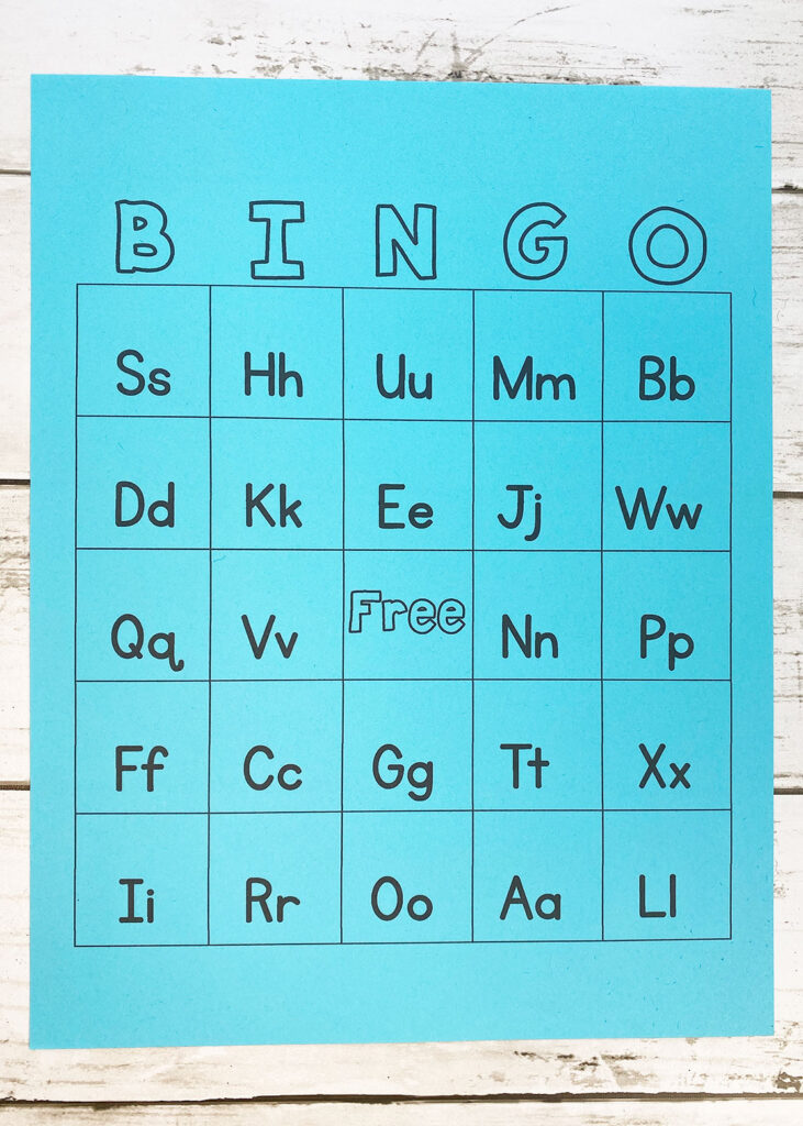 Alphabet Bingo Cards – Mary Martha Mama