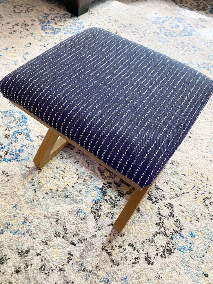 How to Reupholster a Stool – Mary Martha Mama