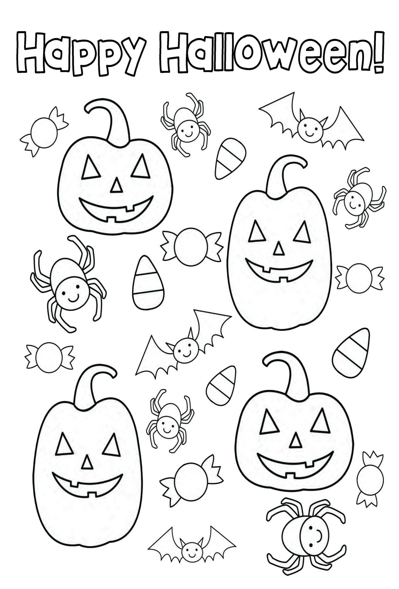 Jack O Lantern Coloring Pages – Mary Martha Mama