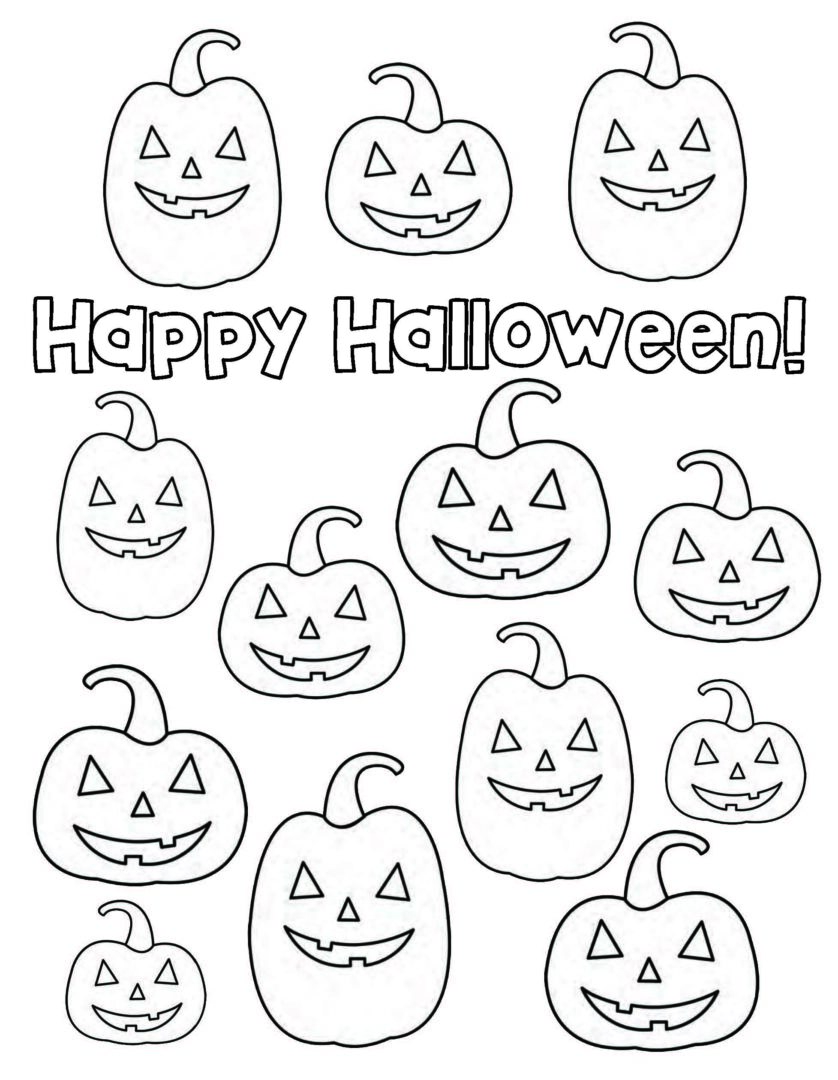 Jack O Lantern Coloring Pages – Mary Martha Mama