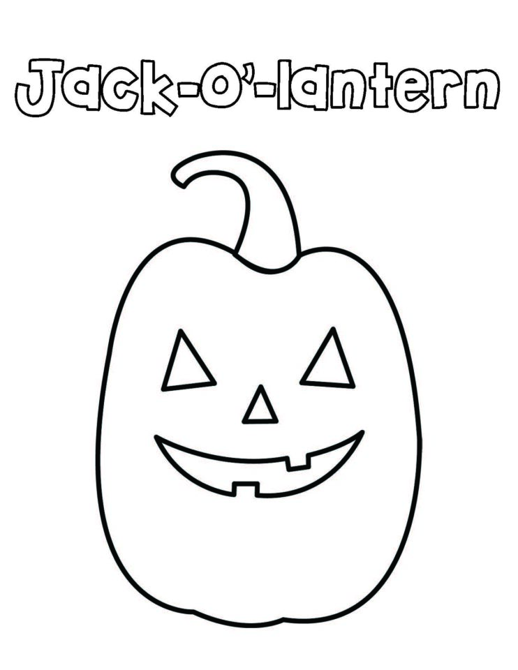 Jack O Lantern Coloring Pages – Mary Martha Mama