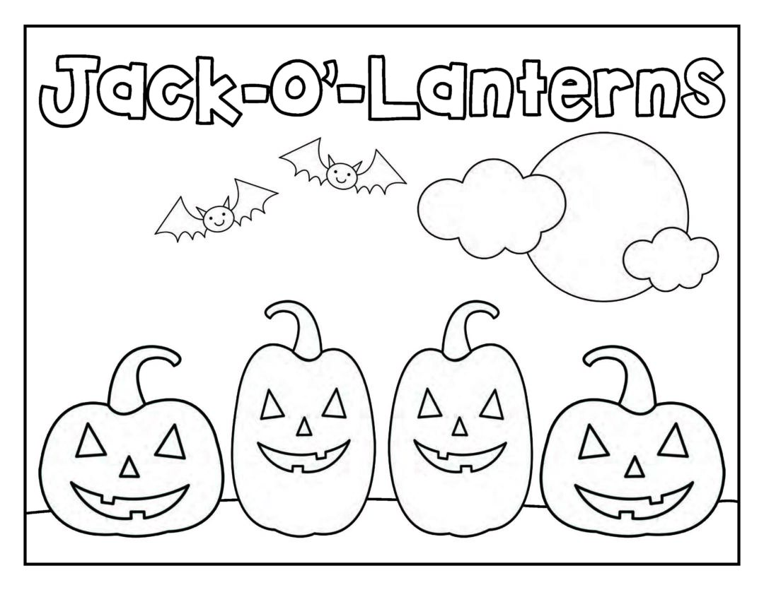 Jack O Lantern Coloring Pages – Mary Martha Mama